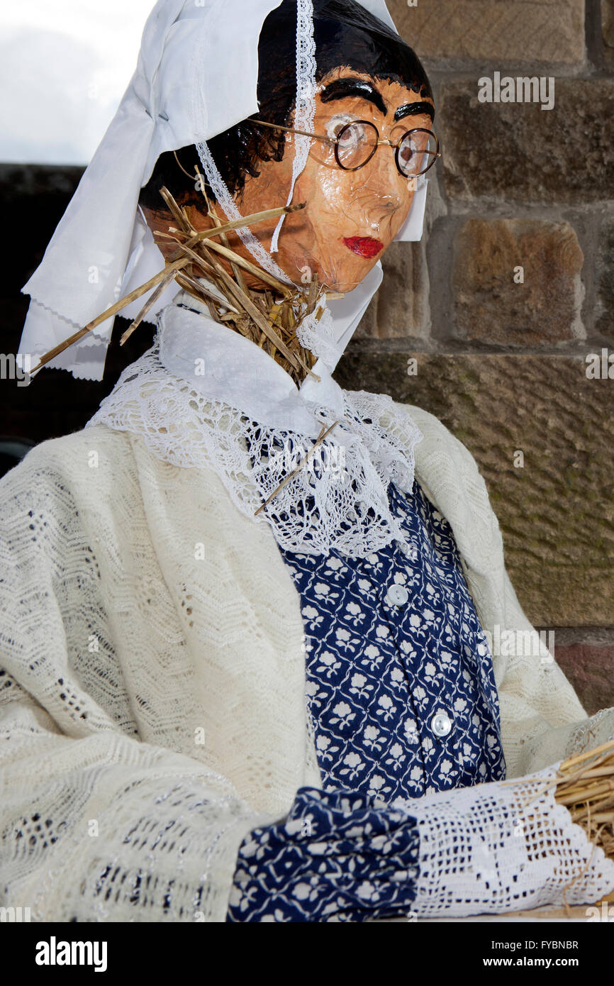 a uk wray handmade scarecrow festival fair lancaster caton village ...