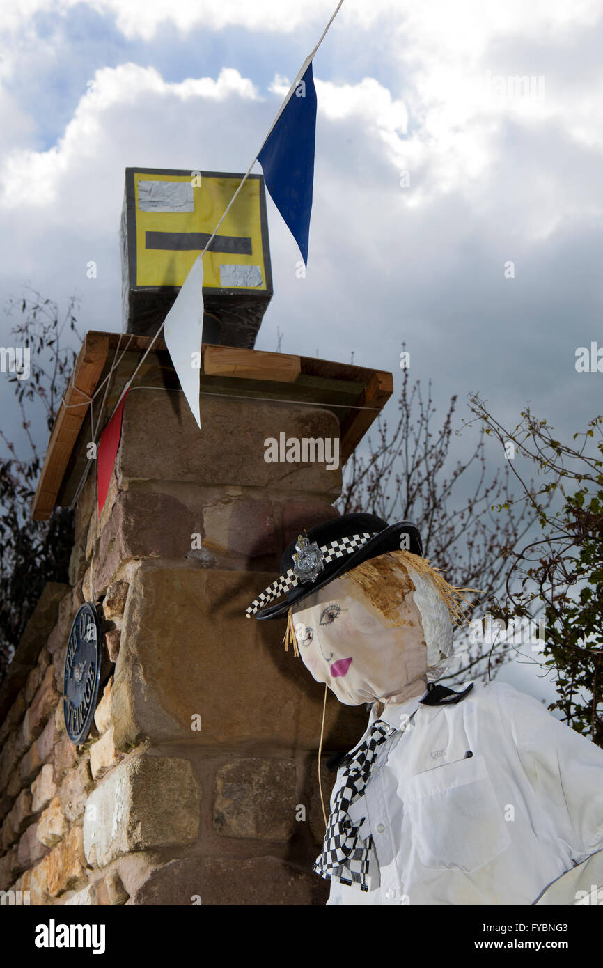 a uk wray handmade scarecrow festival fair lancaster caton village ...