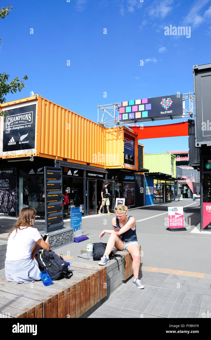 Start Container City Cashel Mall Christchurch High Resolution Stock ...