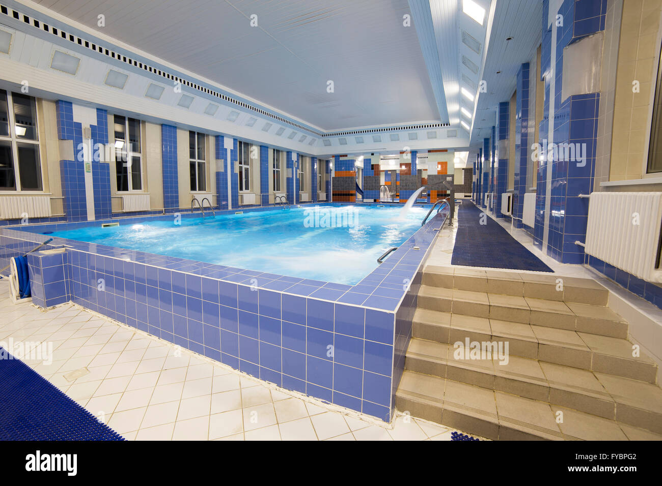 Swimming pool indoor Stock Photo - Alamy