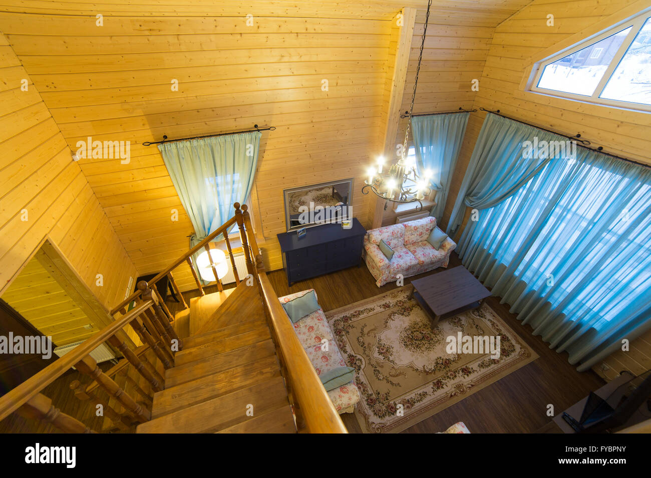 apartments interior with staircase Stock Photo - Alamy