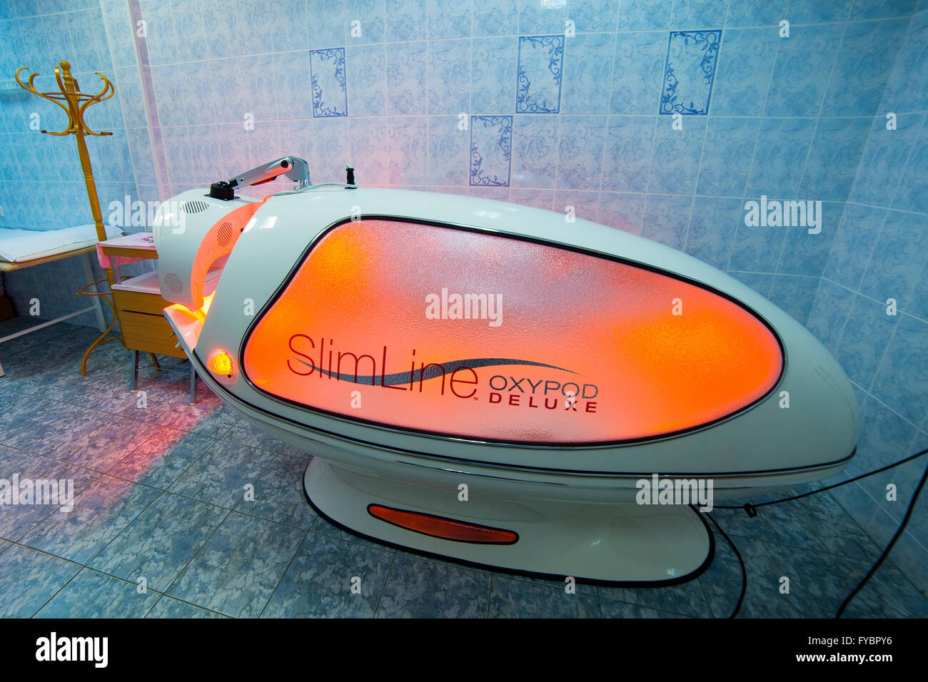 Salon solarium spa woman hi-res stock photography and images - Alamy