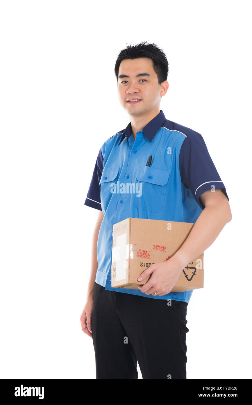 asian delivery male Stock Photo - Alamy