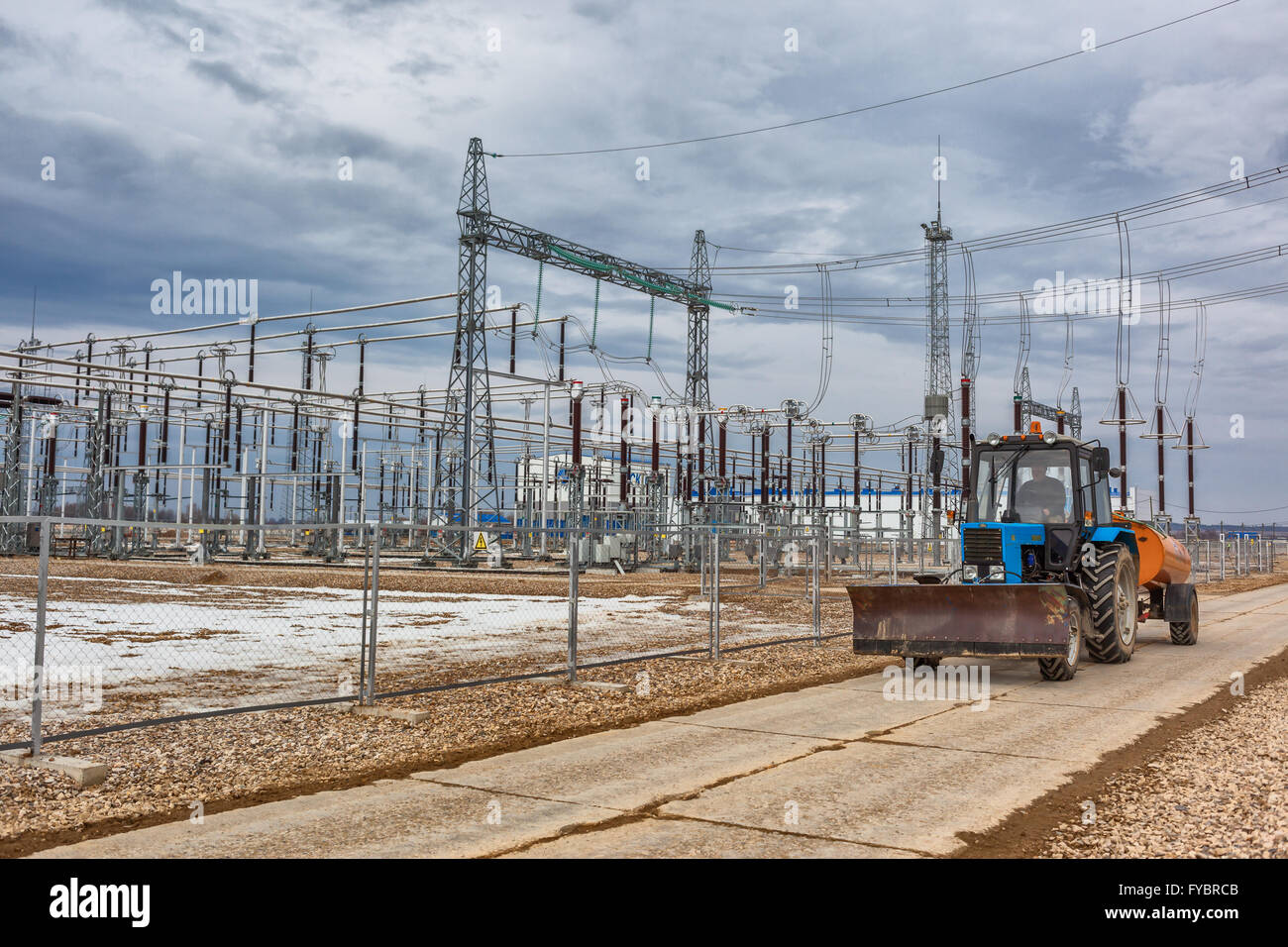 Electric power plant, power transmission line, industrial equipment ...