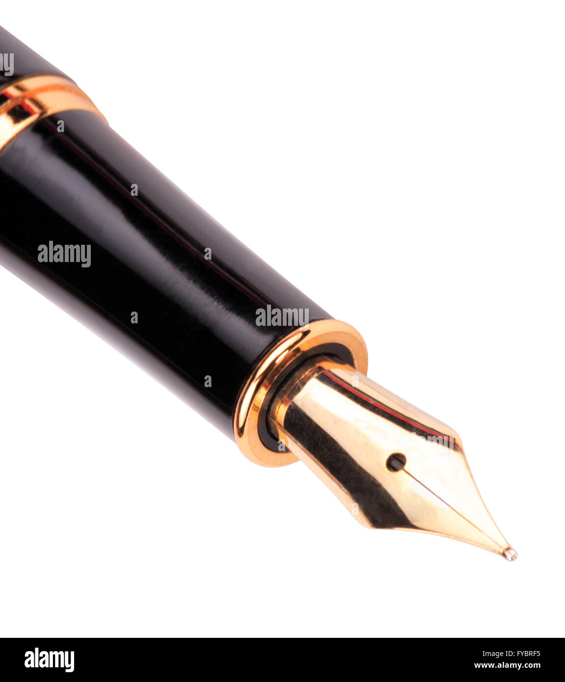 fountain pen isolated on white Stock Photo - Alamy