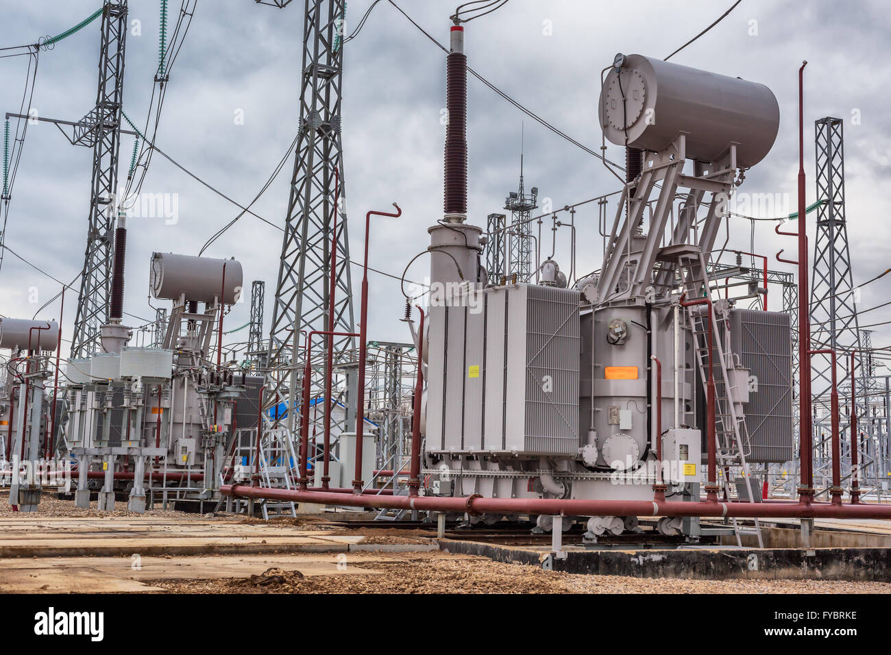 Electric power plant, power transmission line, industrial equipment ...