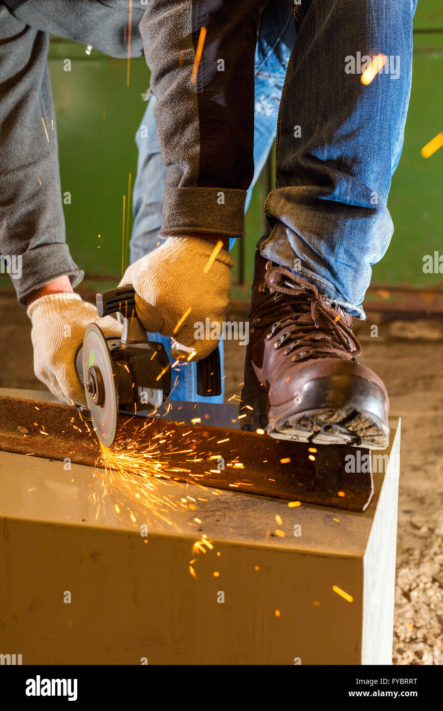 Power tools grinding work lot hi-res stock photography and images - Alamy