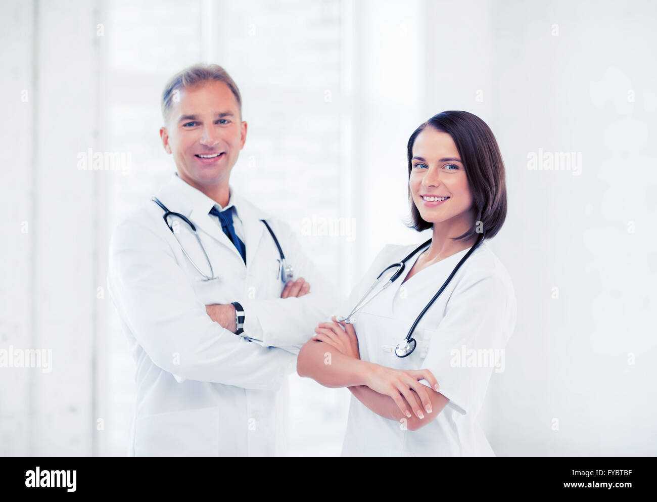 Two people team physiotherapists hi-res stock photography and images ...