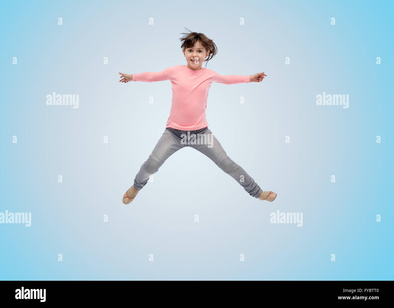 School jumping in air hi-res stock photography and images - Alamy