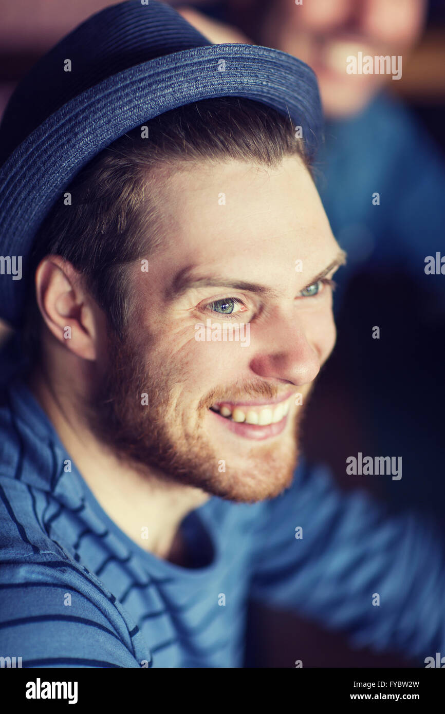 happy young man in hipster hat Stock Photo - Alamy happy young man in hipster hat Stock Photo - Alamy