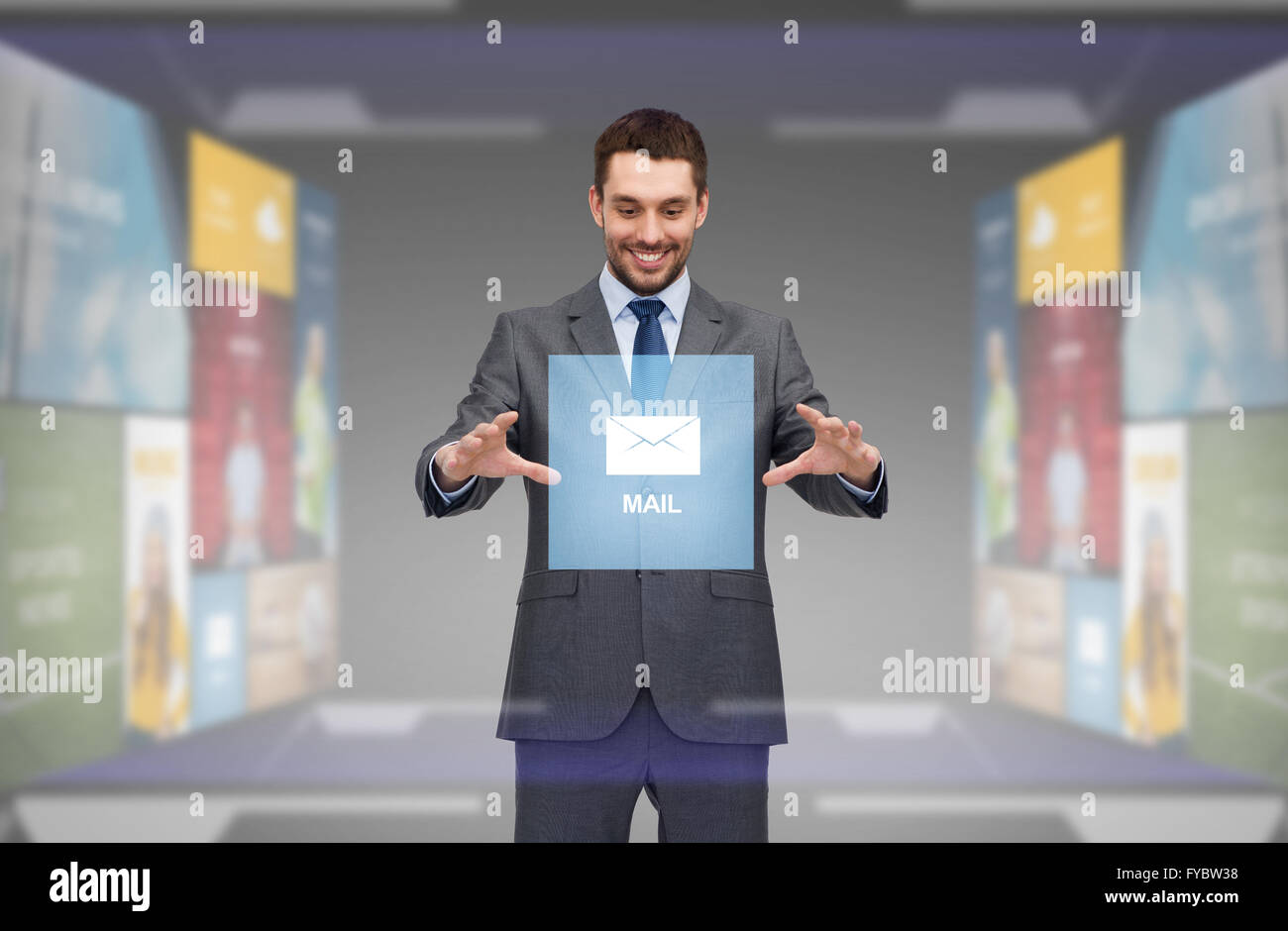 Email newsletter young people hi-res stock photography and images - Alamy