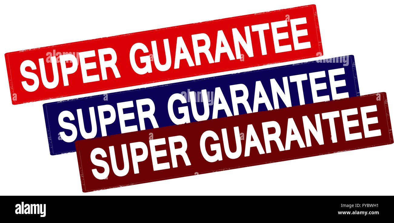 Rubber stamp with text super guarantee inside, vector illustration ...