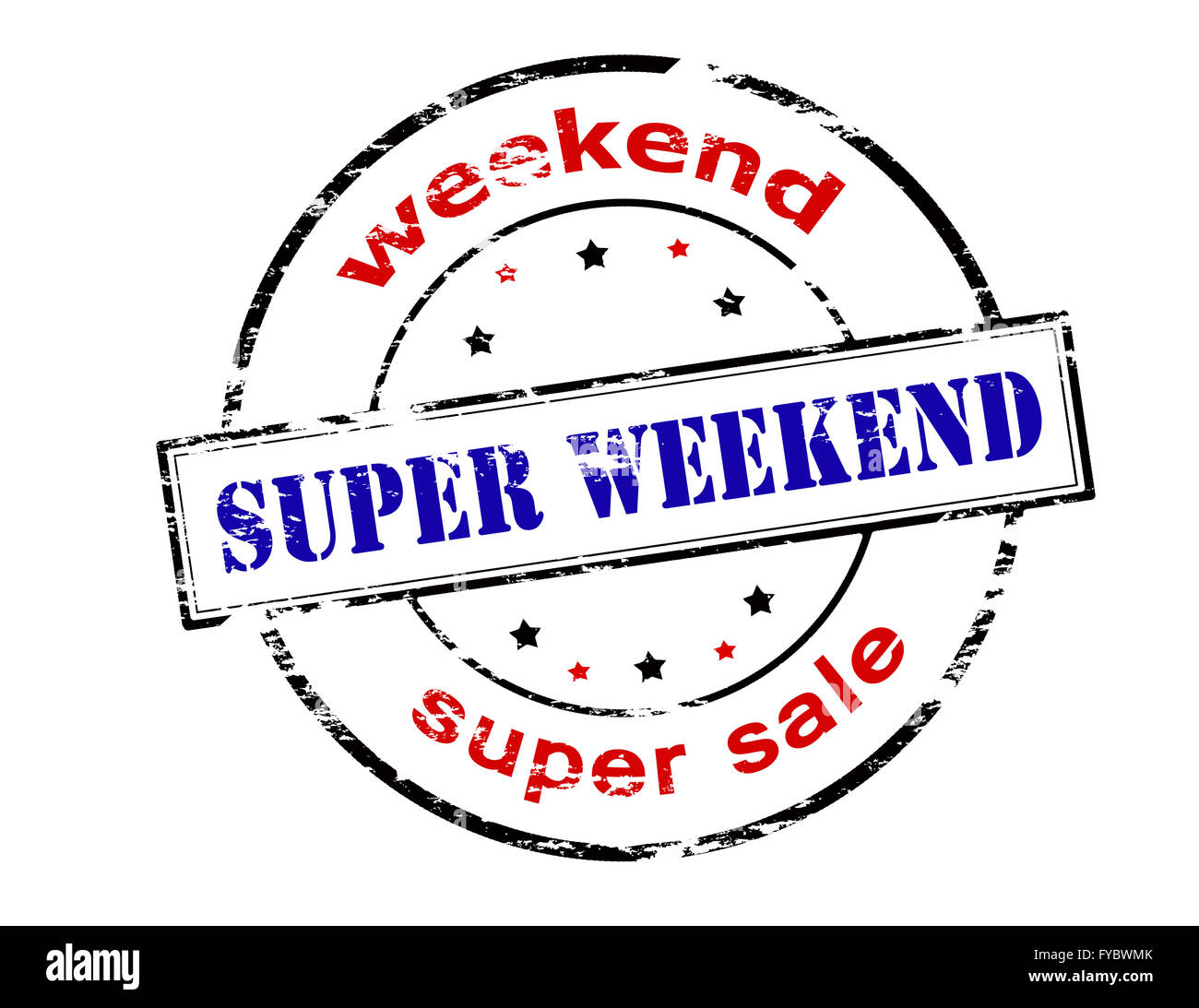 Rubber stamp with text super weekend inside, vector illustration Stock ...