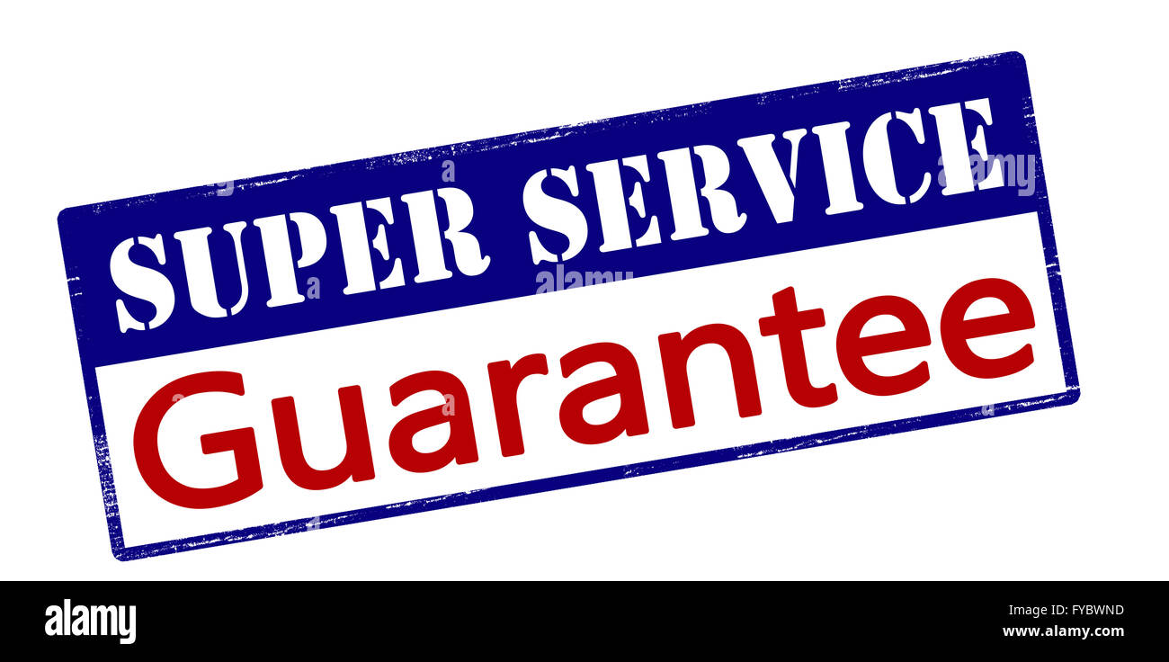 Super service rubber stamp hi-res stock photography and images - Alamy
