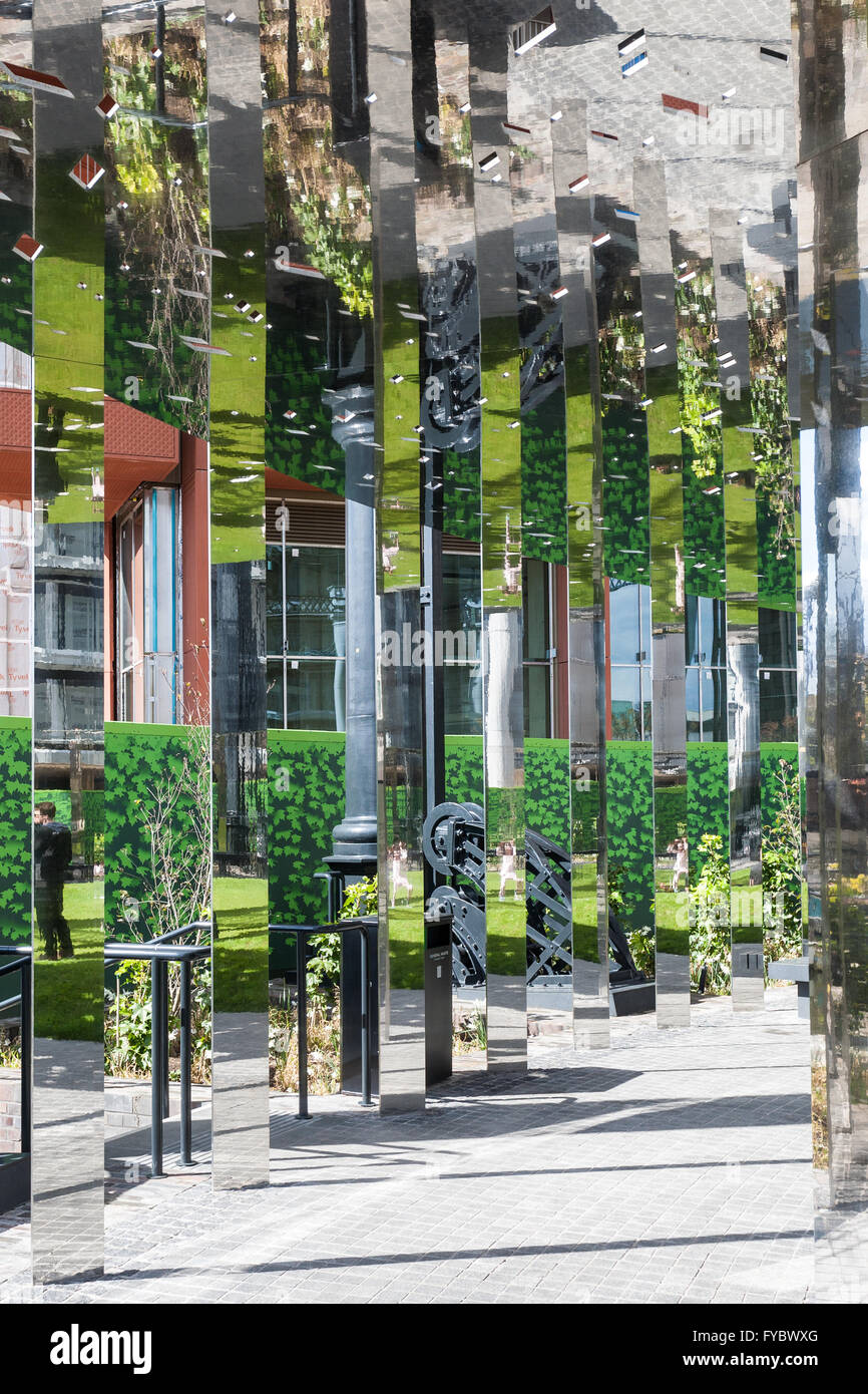 Gasholder Park, St Pancras Lock, Kings Cross, London, UK Stock Photo ...