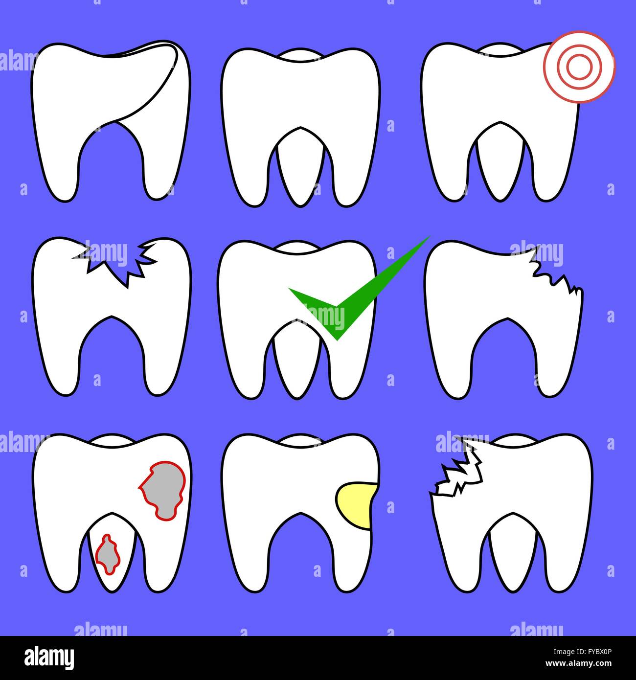 Rotten root Stock Vector Images - Alamy