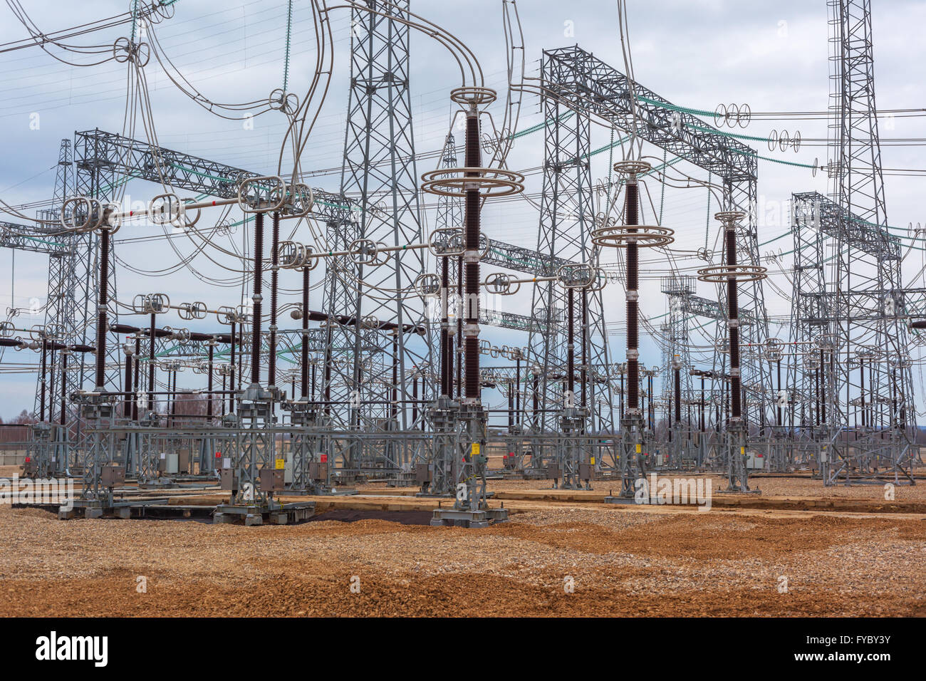 Electric power plant, power transmission line, industrial equipment ...