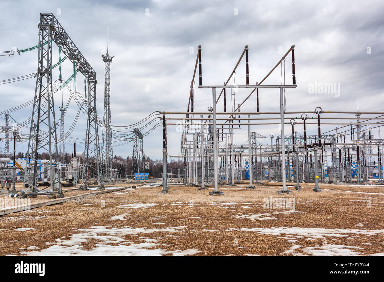 Electric power plant, power transmission line, industrial equipment ...