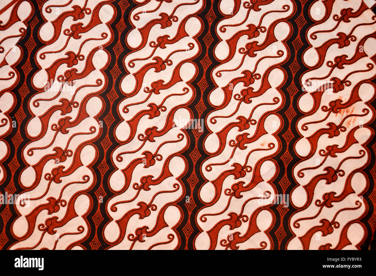 detailed pattern of batik cloth Stock Photo - Alamy