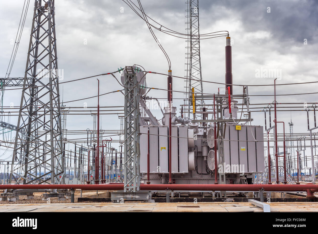Electric power plant, power transmission line, industrial equipment ...