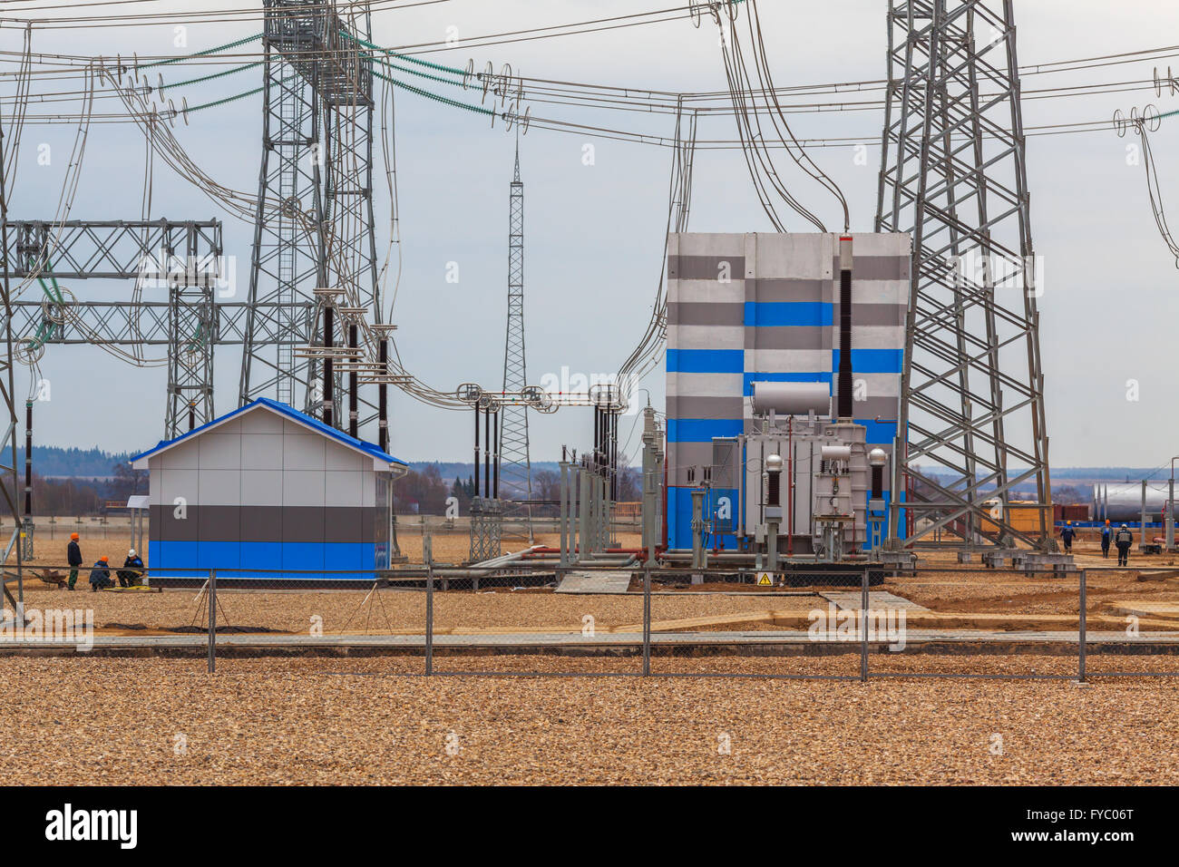 Electric power plant, power transmission line, industrial equipment ...
