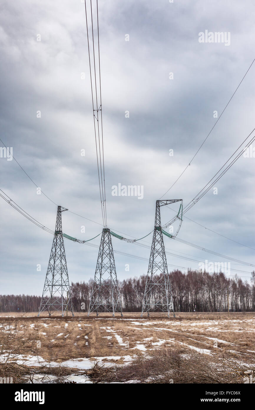 Electric power plant, power transmission line, industrial equipment ...