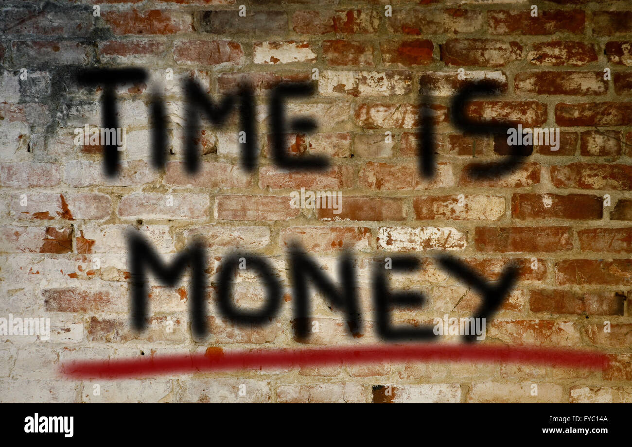Time Is Money Concept Stock Photo - Alamy