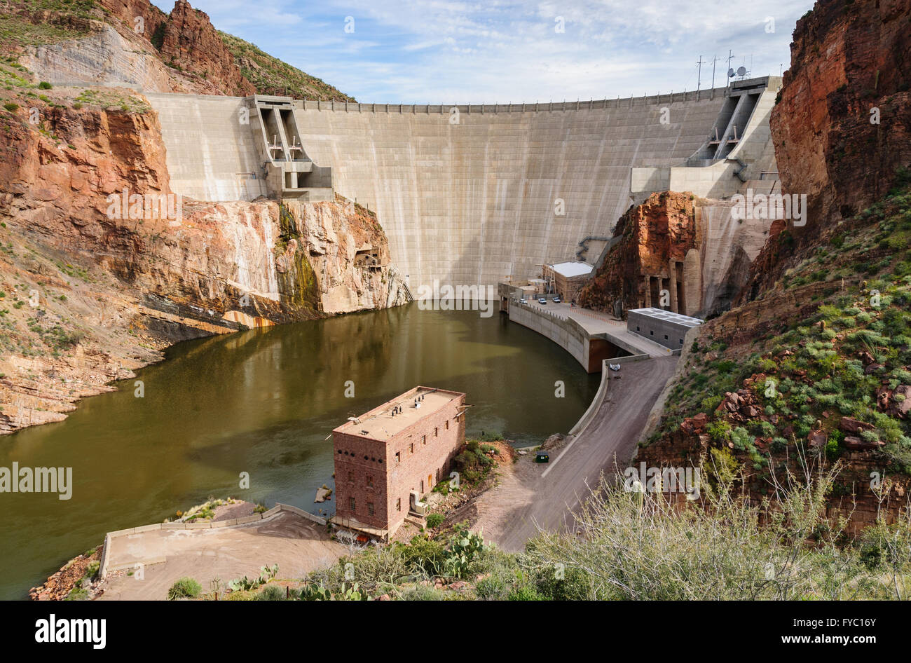 Theodore Roosevelt Dam Stock Photo - Alamy