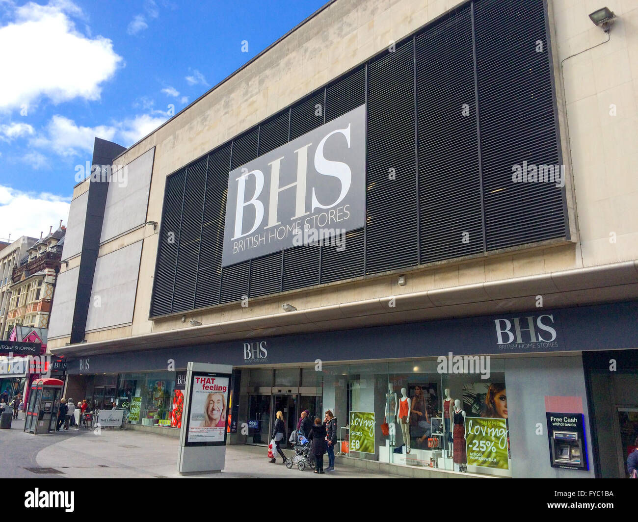 LIVERPOOL UK - APRIL 25: the exterior of a BHS store on May 9, 2013 in ...