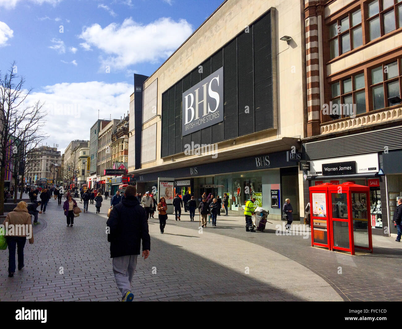 Bhs liverpool lord street hi-res stock photography and images - Alamy