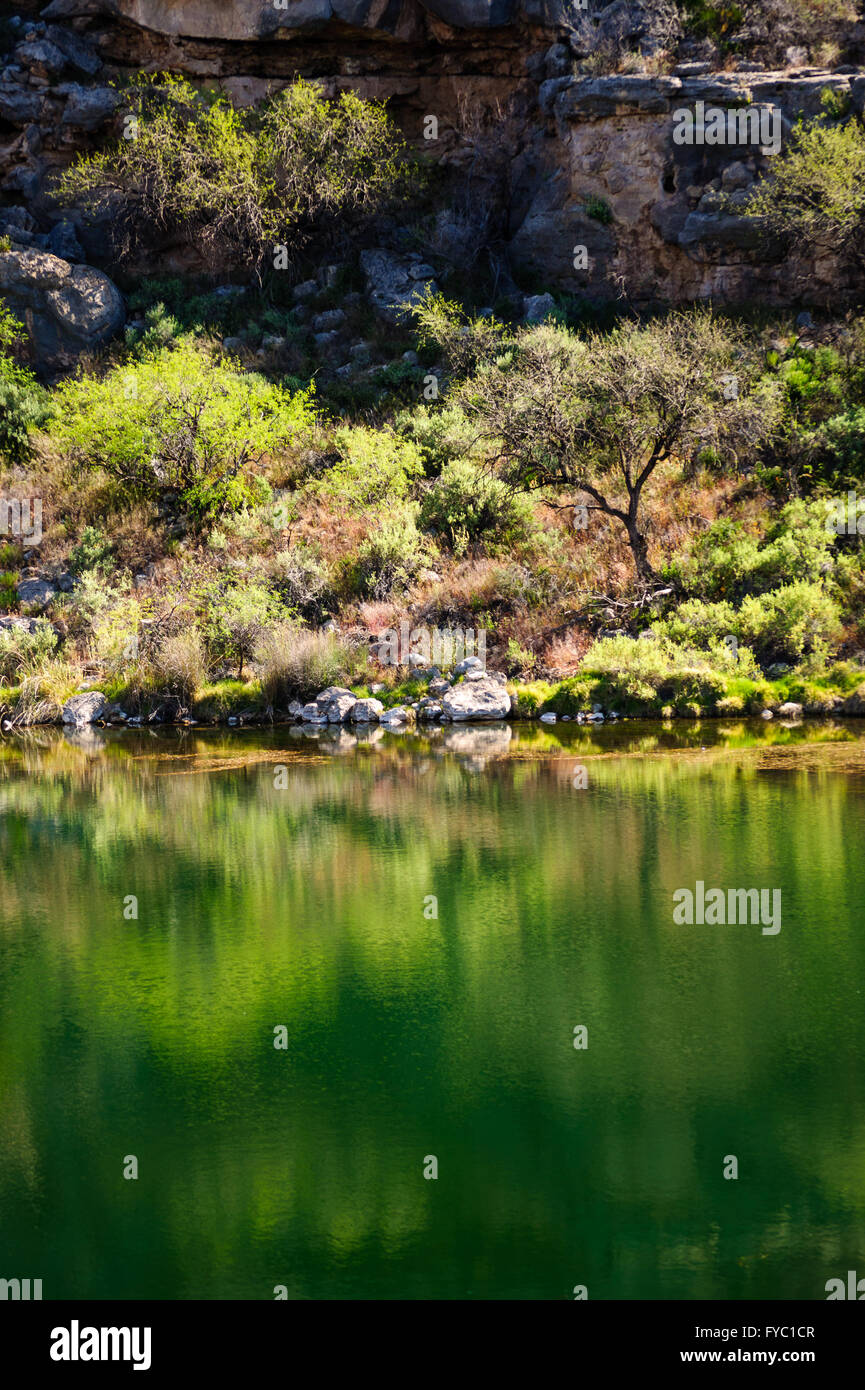 Montezuma Well unit of Montezuma Castle National Monument Stock Photo ...