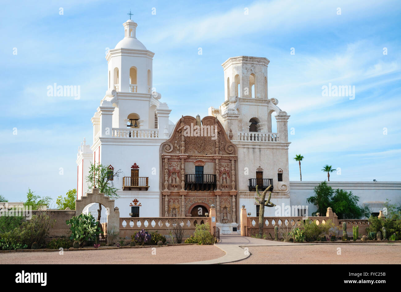 Mission San Xavier del Bac Stock Photo - Alamy