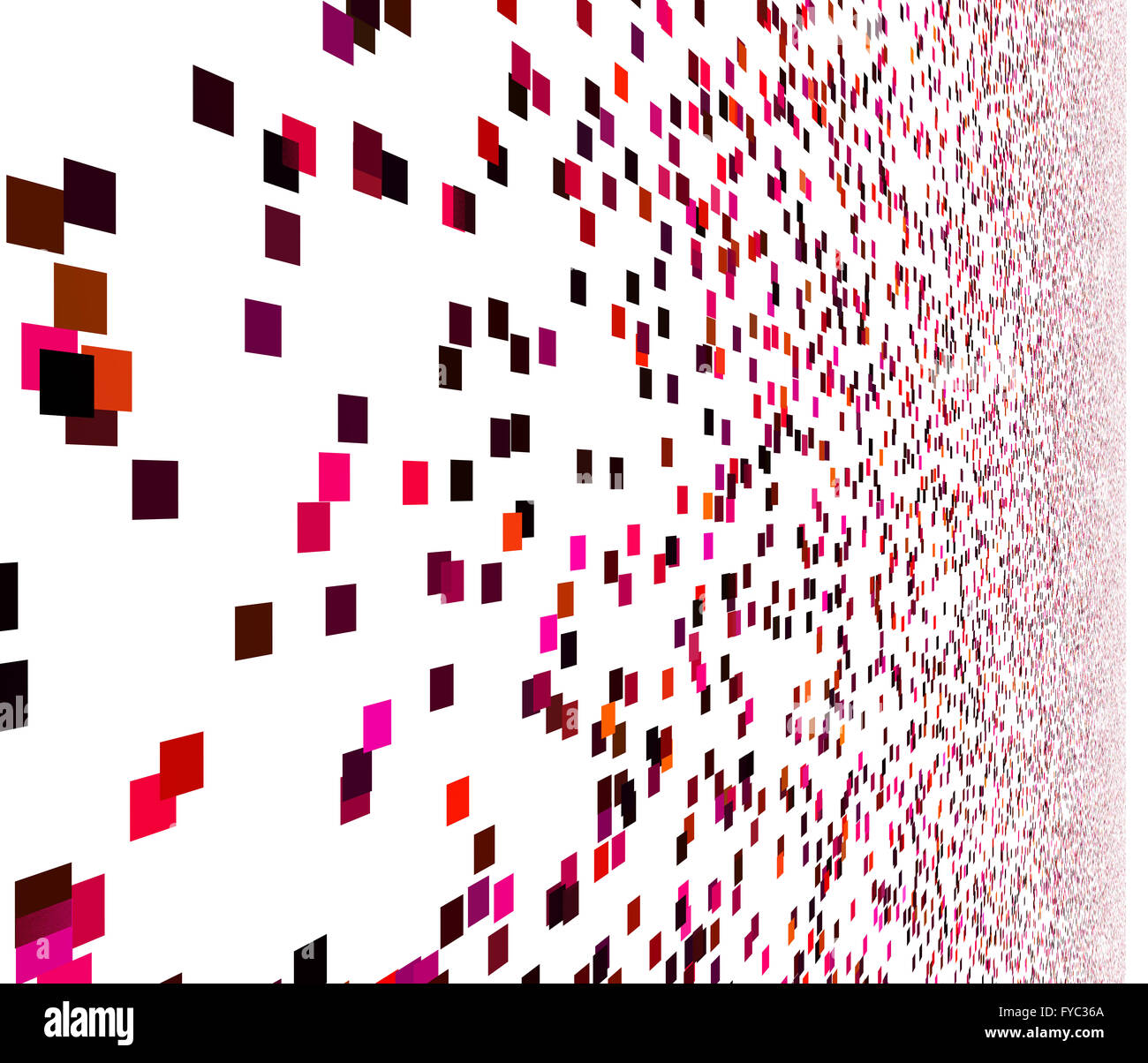 3D illustration of vertical surface with squares Stock Photo - Alamy