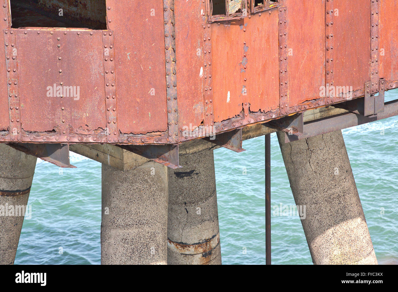 Maunsell naval forts - Red Sands sea forts Stock Photo - Alamy