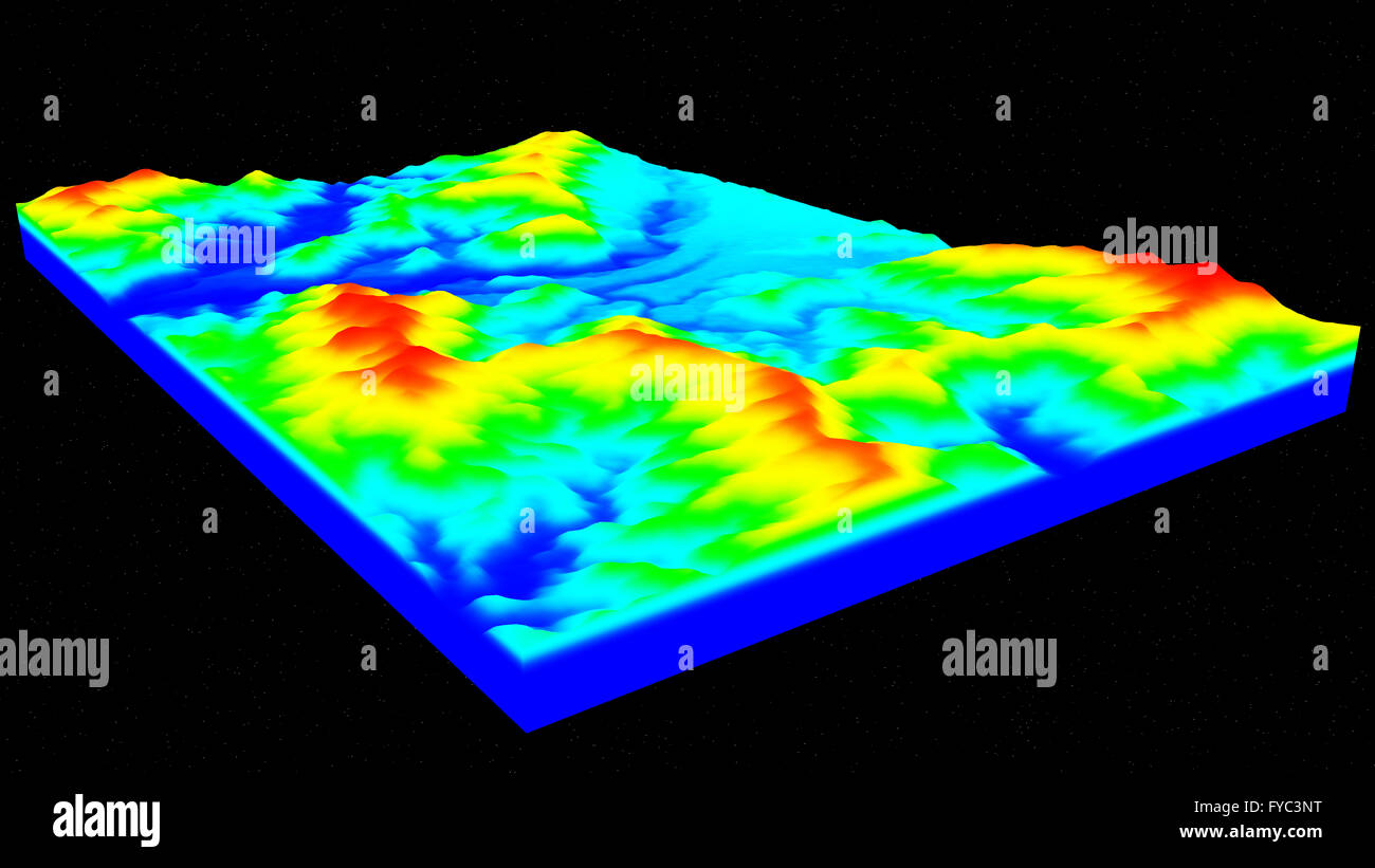 Surface map hi-res stock photography and images - Alamy