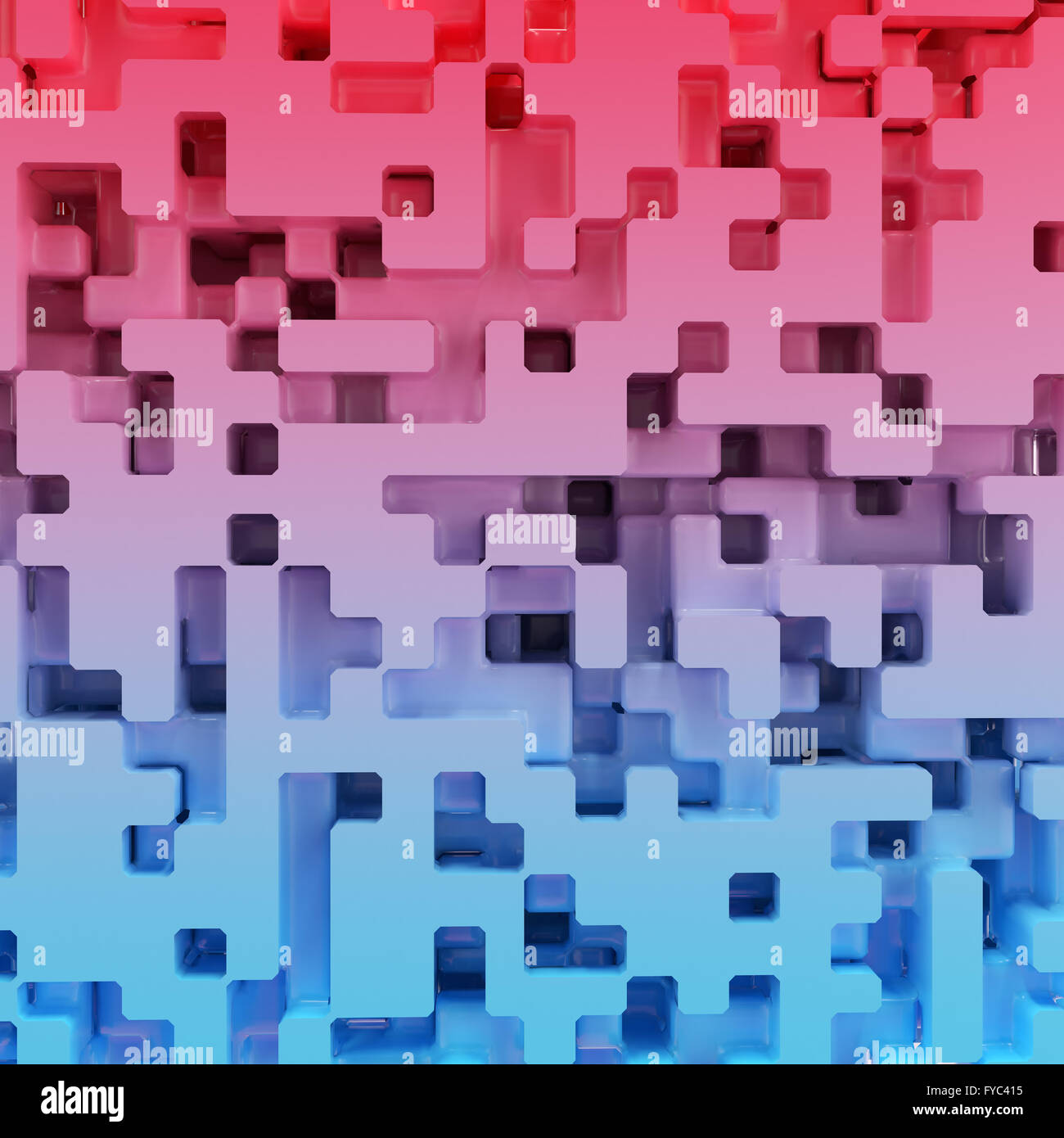 3D illustration of poly relief surface template structure Stock Photo ...