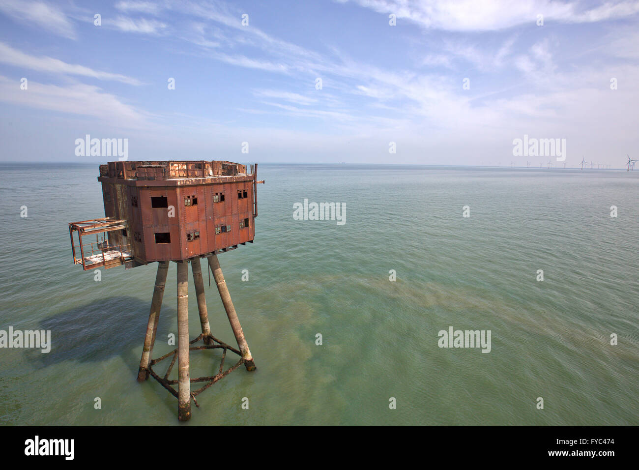 Redsands Maunsell Forts Stock Photos & Redsands Maunsell Forts Stock ...