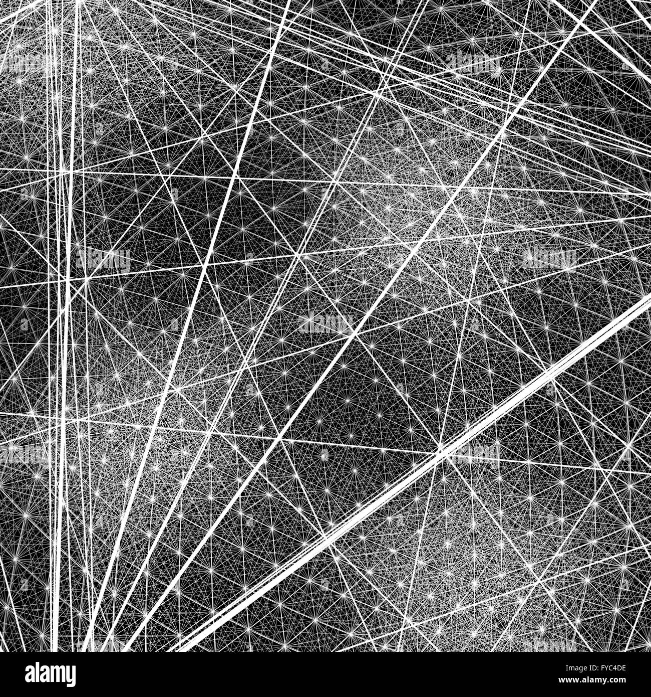 3D illustration of network grid surface Stock Photo - Alamy