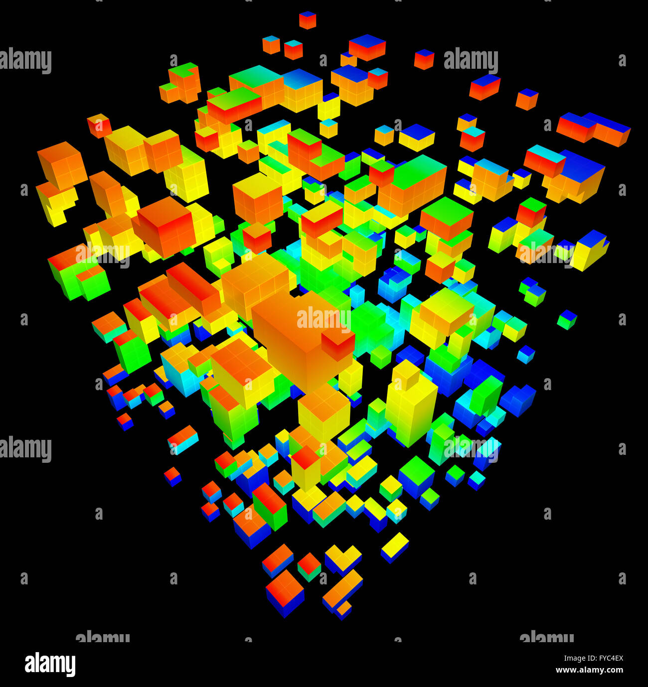 Molecule blocks hi-res stock photography and images - Alamy