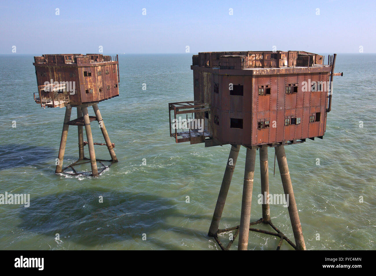 Maunsell naval forts red sands hi-res stock photography and images - Alamy