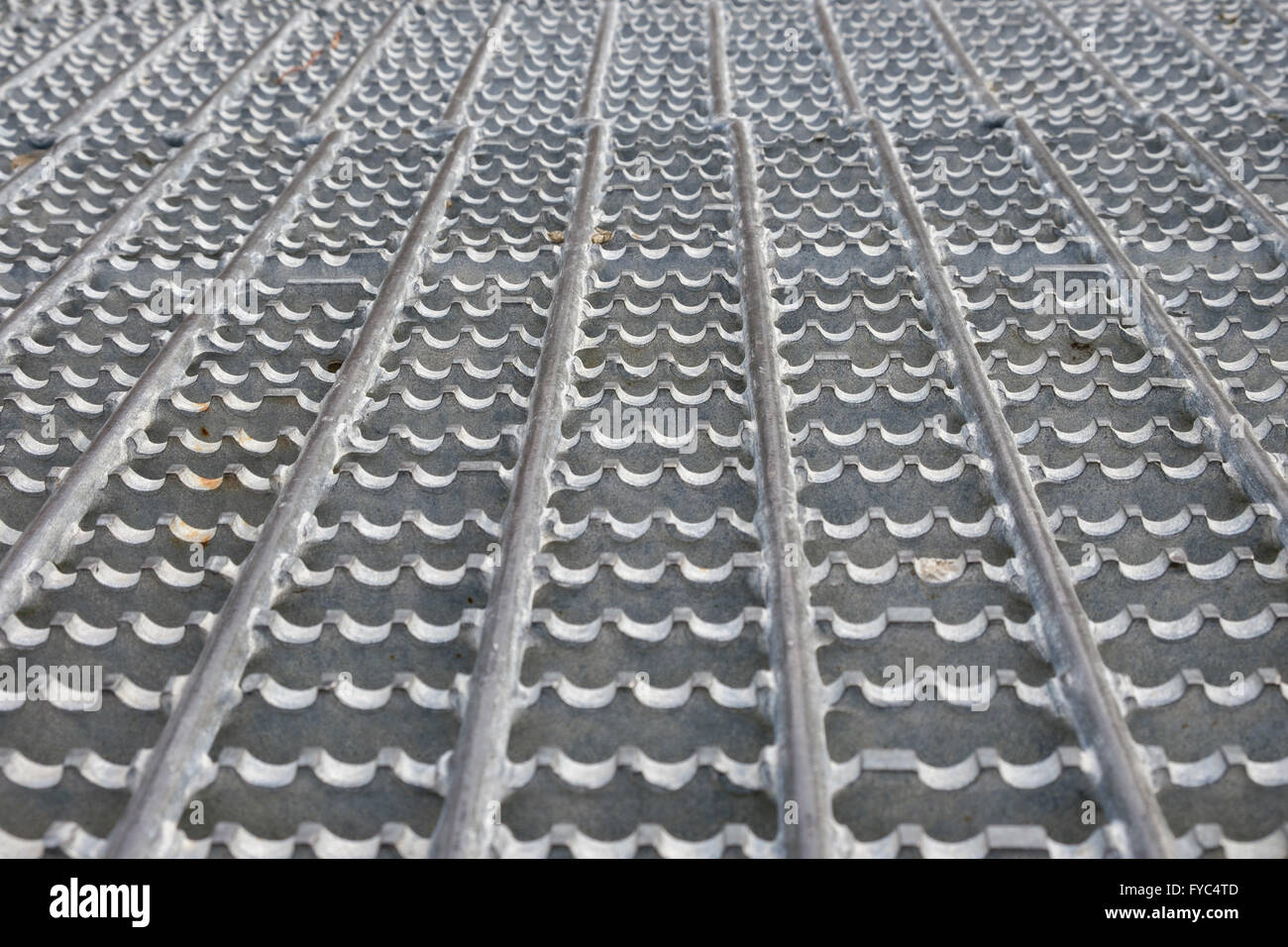 Gray metal grate, a study in pattern and texture Stock Photo - Alamy