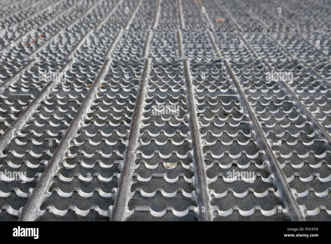 Gray metal grate, a study in pattern and texture Stock Photo - Alamy