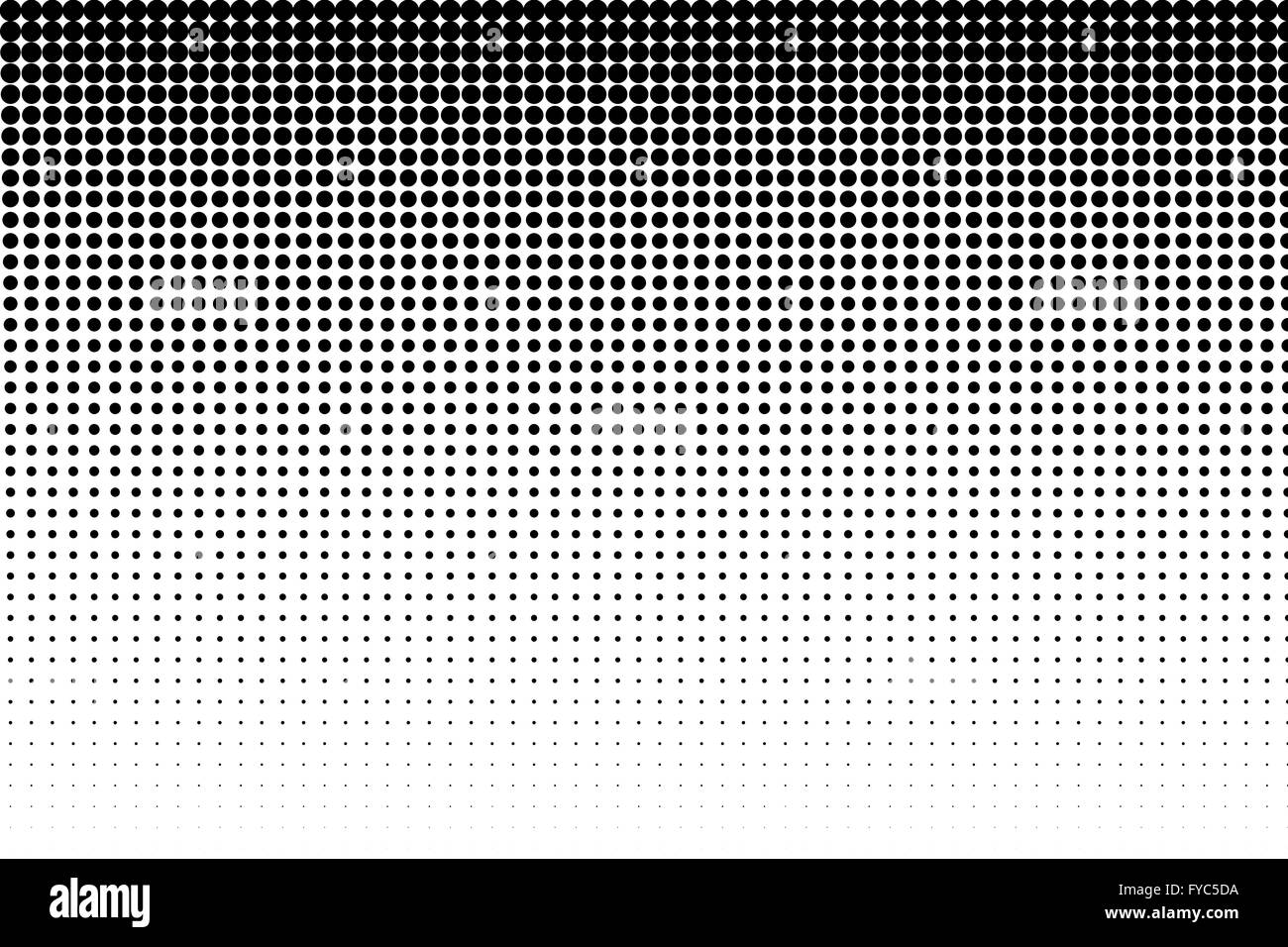 Basic halftone dots effect in black and white color. Halftone effect ...