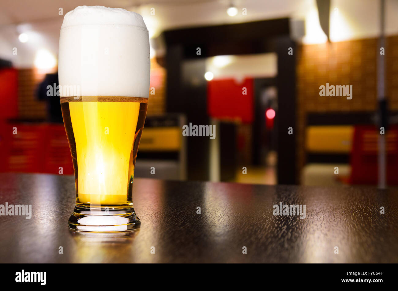 Beer light dark hi-res stock photography and images - Alamy