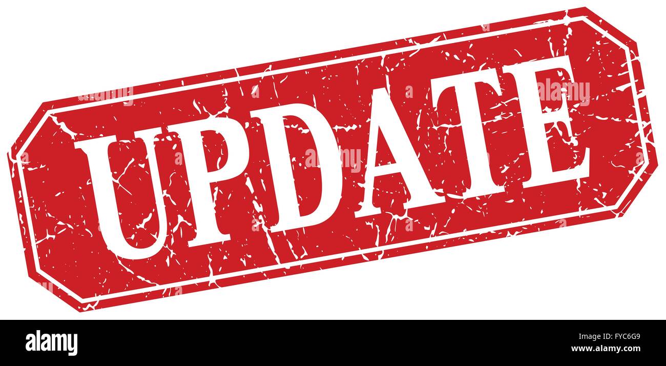 update red square vintage grunge isolated sign Stock Vector Image & Art ...