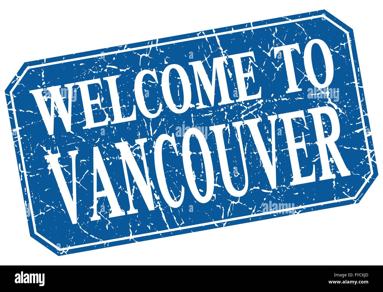 Welcome to vancouver sign Cut Out Stock Images & Pictures - Alamy