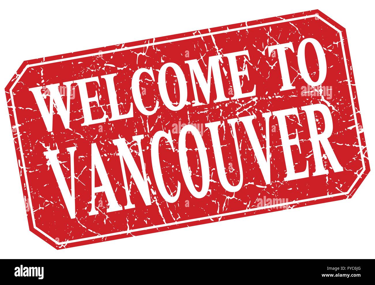 Welcome to vancouver sign Stock Vector Images - Alamy