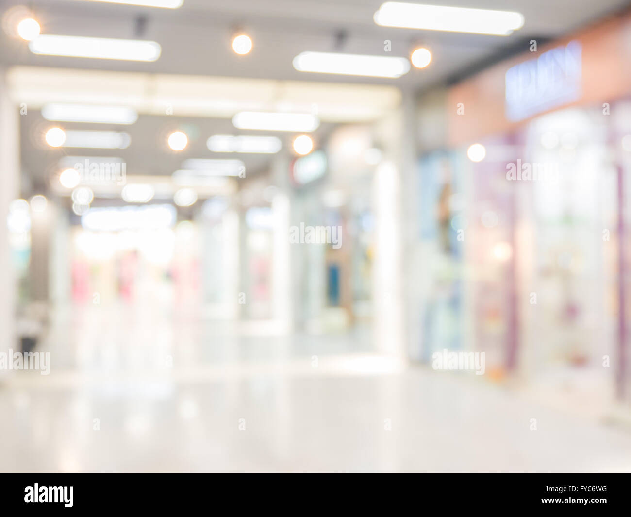 Abstract background of shopping mall, shallow depth of focus Stock ...