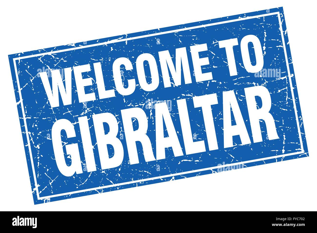 Welcome to gibraltar sign hi-res stock photography and images - Alamy
