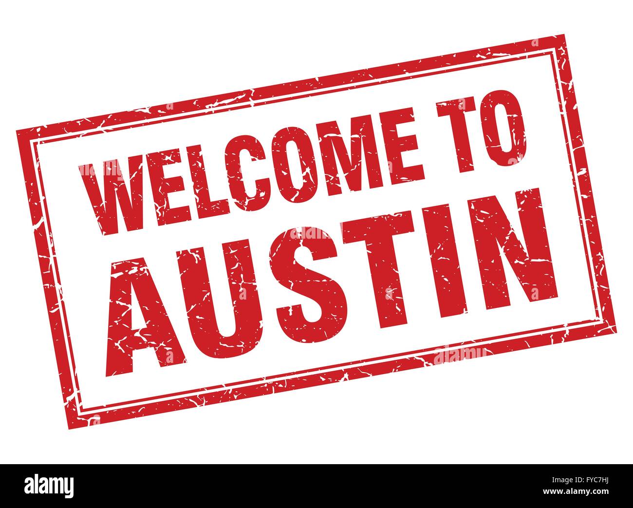Welcome to austin sign Cut Out Stock Images & Pictures - Alamy